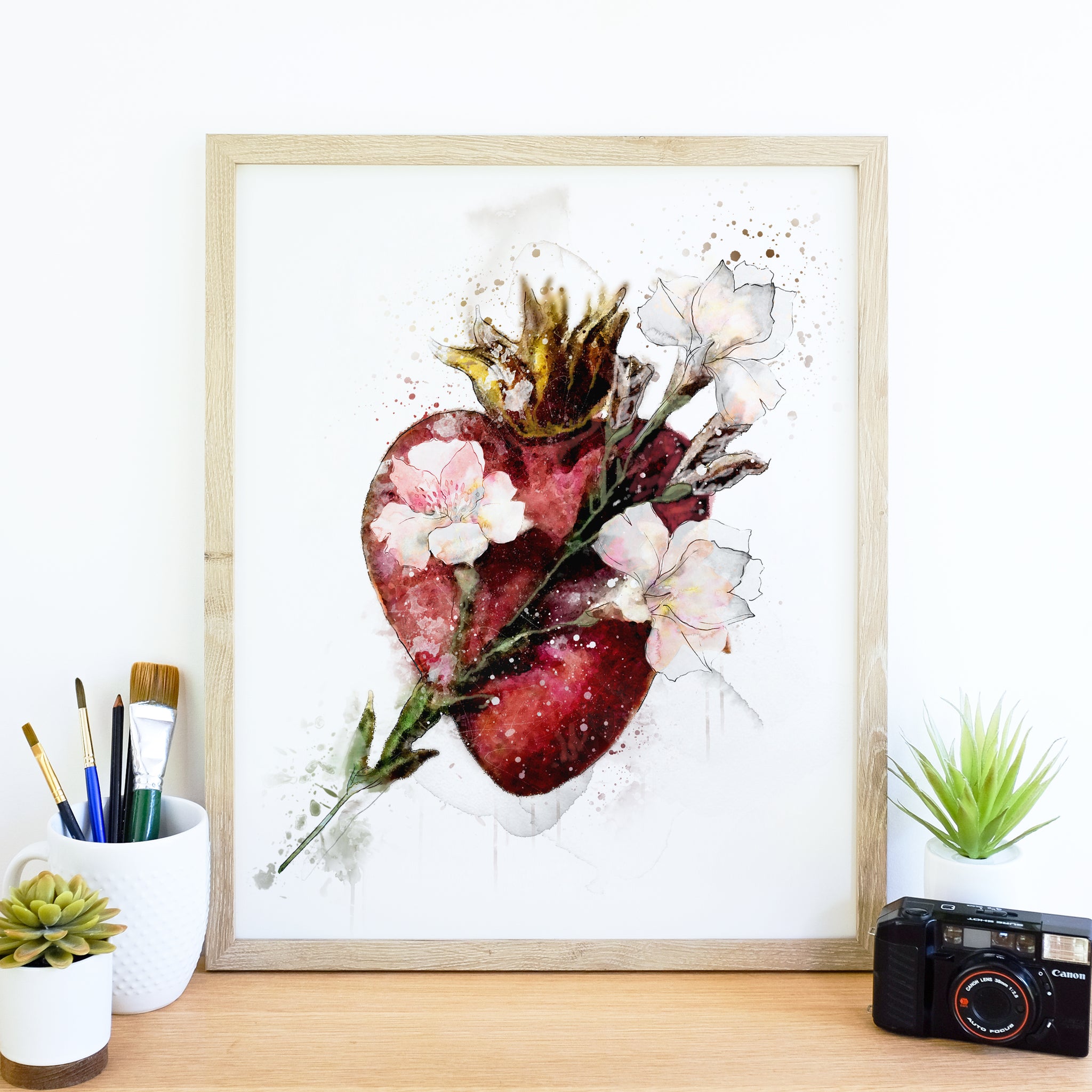 Most Chaste Heart of Joseph Printable Catholic Illustration Image, Dev ...
